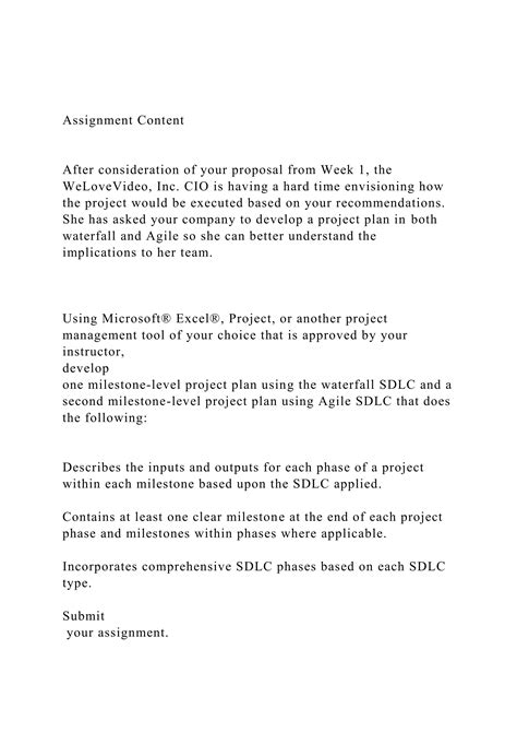 assignment contentafter consideration of your proposal fro docx