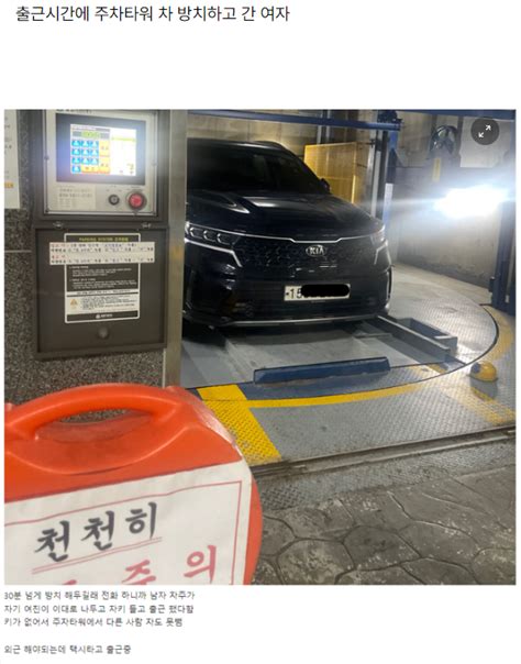 레전드 명장면 출근시간에 차로 막아버리고 도망간 여자 오히려 화내길래 참교육 시킨 방법 풀내용 댓글