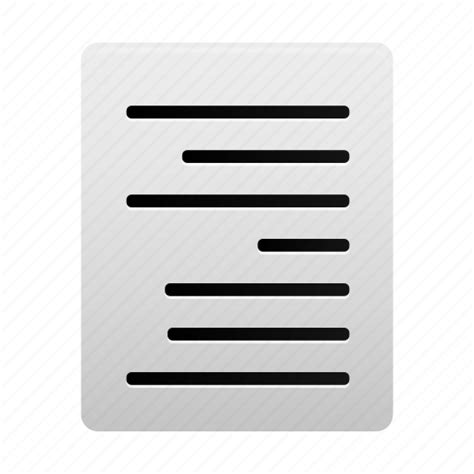 Align Right Text Alignment Document File Paper Icon Download On