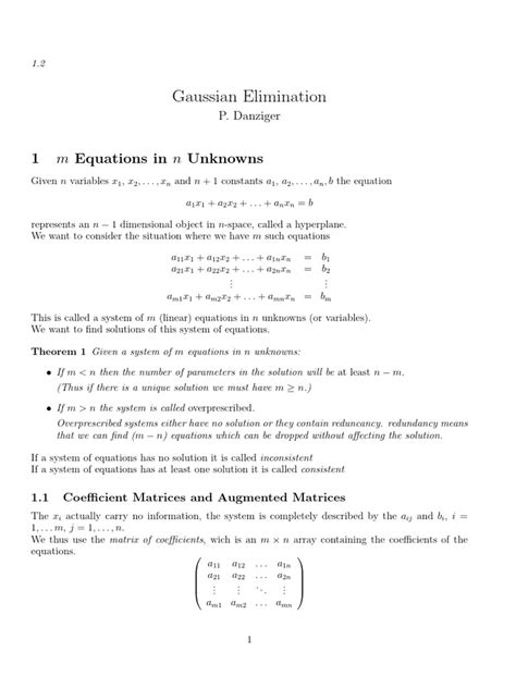 Gauss Pdf Algorithms Applied Mathematics