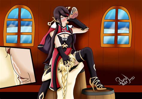 Beidou Drink Time By Bandijones1 Hentai Foundry