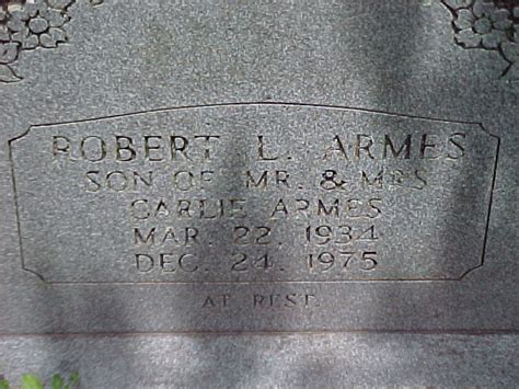 Robert Lunn Armes 1934 1975 Find A Grave Memorial