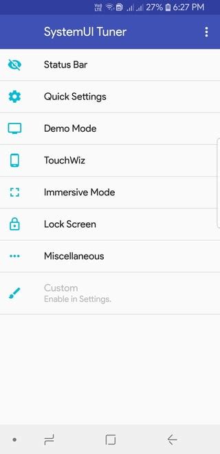 How To Enable System Ui Tuner Settings On Any Android Device Android