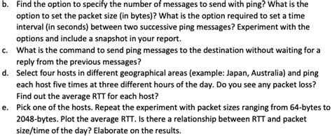 Solved B Find The Option To Specify The Number Of Messages
