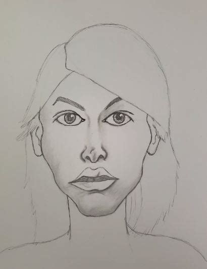 How To Draw A Face Step By Step Easy Beginner Drawing Tutorial Art By Ro