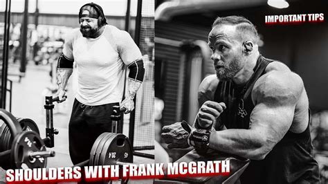 Shoulder Workout Frank Mcgrath Important Tips For Training