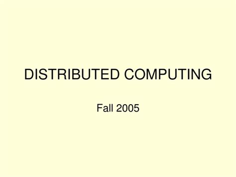 ppt distributed computing powerpoint presentation free download id