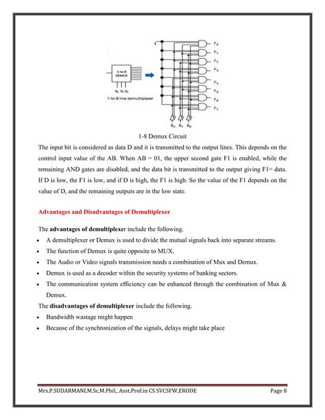 multiplexer and demultiplexer pdf