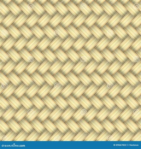 Wicker Seamless Pattern Stock Vector Illustration Of Bamboo 89667822