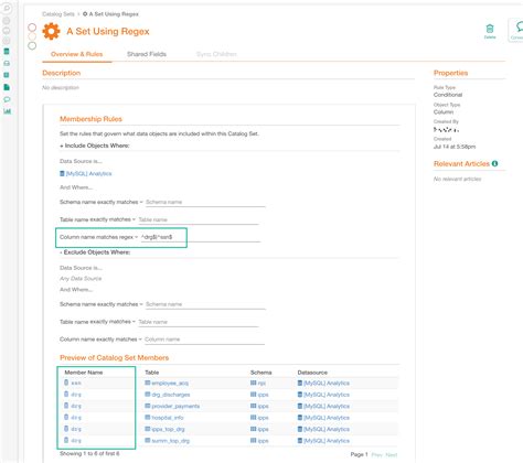 Conditional Catalog Sets — Alation User Guide
