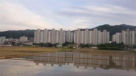 기차 창 밖으로 보이는 풍경 김천역에서 영동까지 왼쪽 방향 Youtube