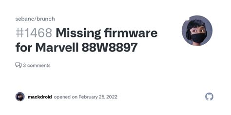 Missing Firmware For Marvell W Issue Sebanc Brunch GitHub