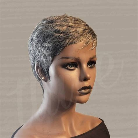 Human Pixie Hair Wig Etsy