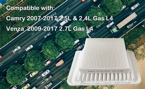 Engine Air Filter And Cabin Air Filter Kit Compatible With
