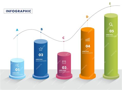 Premium Vector Compare Infographic Template Elegant Geometric Chart
