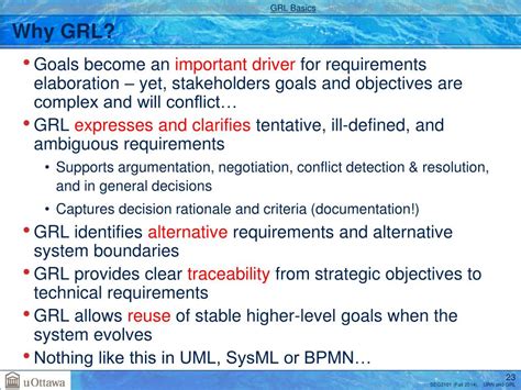 Ppt User Requirements Notation Urn Part 1 Goal Oriented