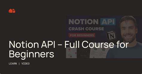 Notion API Full Course For Beginners Video No Code Supply Co
