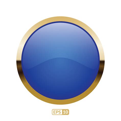Luxury Blue Circle Button 26289257 Vector Art At Vecteezy