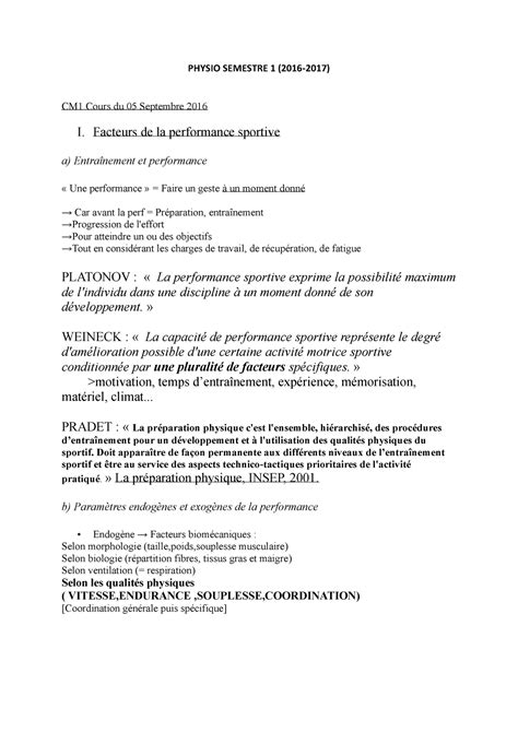 Physiologie Staps Semestre 1 Warning Tt Undefined Function 32 Physio Semestre 1 2016 2017