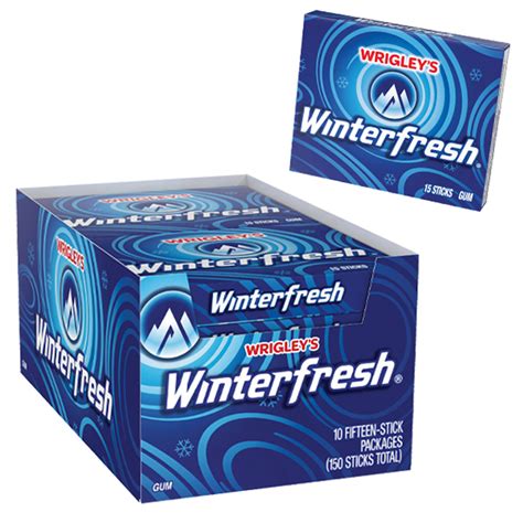 Wrigleys Winterfresh Gum 10ct Display Box