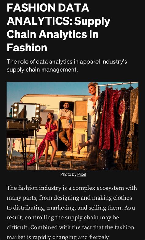 Olaoluwakiitan Olabiyi On Linkedin Data Fashion Supplychainanalytics Fashiondatageeks…