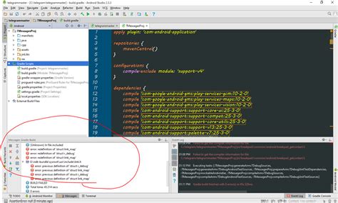 Serious Problam For Compile Telegram Master Error Redefinition Of