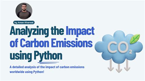 Carbon Emissions Impact Analysis With Python Aman Kharwal