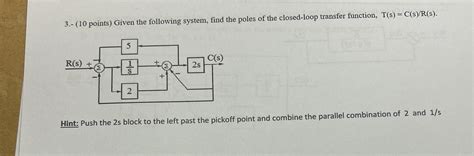 Solved 3.- (10 ﻿points) ﻿Given the following system, find | Chegg.com