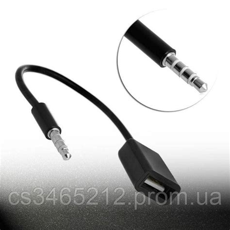 Купить USB AUX адаптер аудио кабель-переходник (Adapter/audio/юсб аукс ...