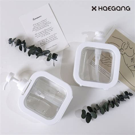 디스펜서 사각 주방 세제 욕실 샴푸 핸드워시 세제통 샴푸통 싱크대 공병 용기 리필 펌핑 티몬