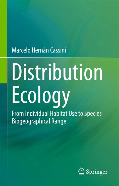 Pdf Distribution Ecology