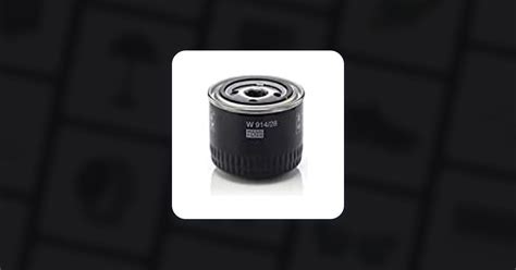 MANN-FILTER W914/28 (3 butikker) se bedste pris i dag