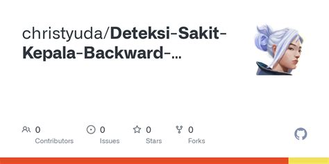 Github Christyudadeteksi Sakit Kepala Backward Chaining