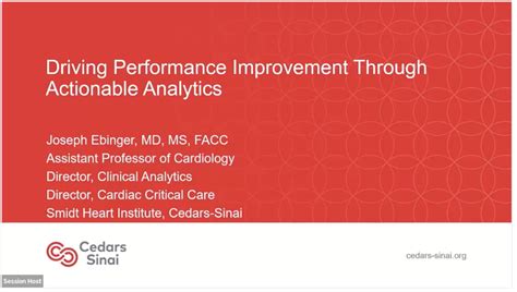 Driving Performance Improvement Through Actionable Analytics Biome Analytics