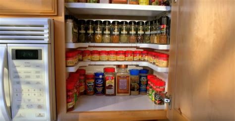 The Spicy Shelf Turns Your Messy Spice Cabinet Into An Organized Dream
