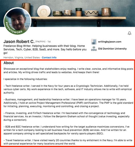 16 Compelling Linkedin Summary Examples From Sales Experts