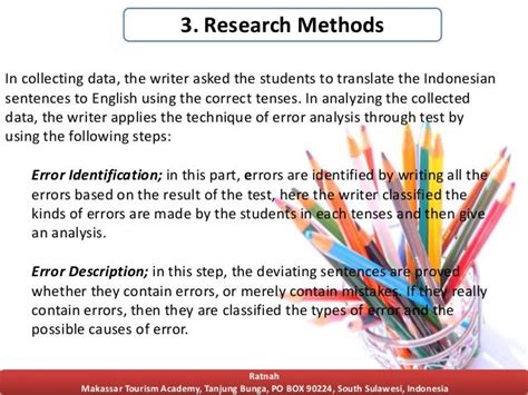 error analysis