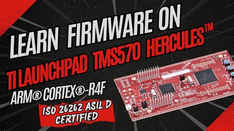 Tms570 Hercules Launch Pad Tutorial Uart Sci Driver Youtube