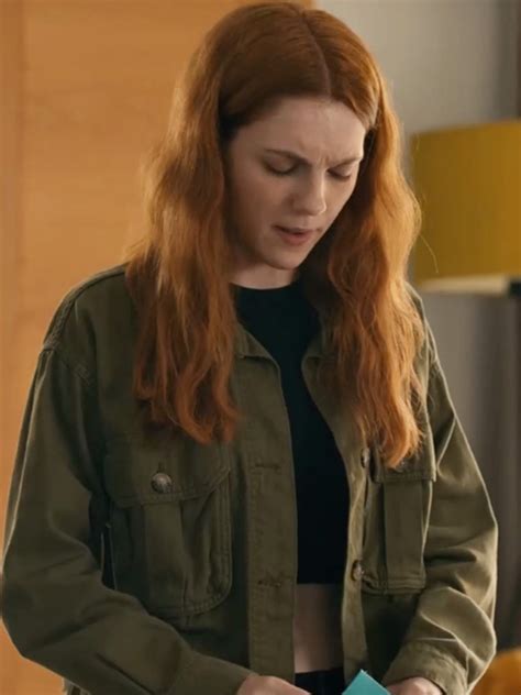 Harriet Manners Geek Girl S01 Green Cropped Jacket