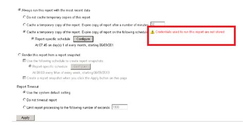 SQLCircuit SSRS Error Credentials Used To Run The Report Are Not Stored