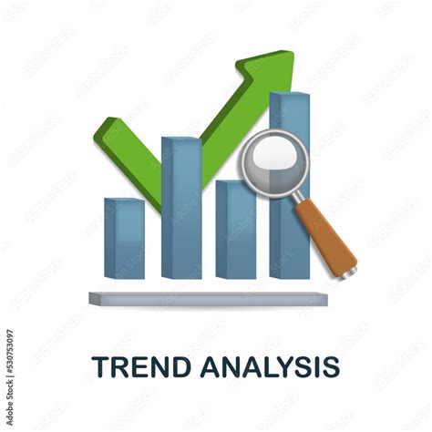 Trend Analysis Icon 3d Illustration From Business Plan Collection