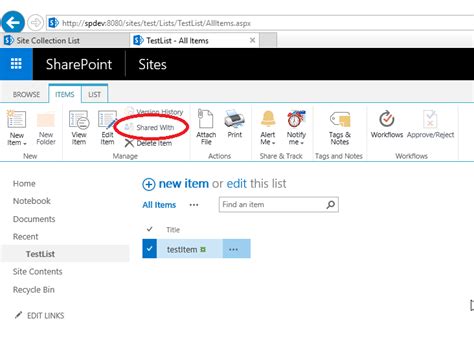 Sharepoint Foundation Share With Is Disabled On Ribbon For Custom