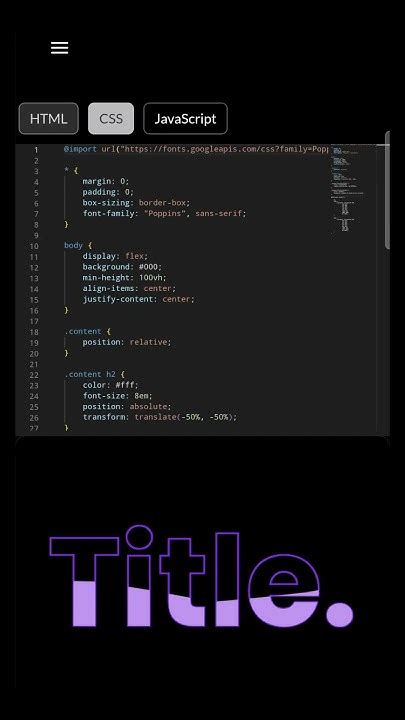 Css Text Animation Wave Effect 🌊🔥 Shorts Devtips Textanimation