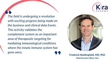 Its A Very Exciting Time To Be Working In The Complement Field During
