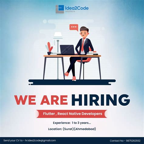 Idea2code Infotech Llp On Linkedin Joinustoday Flutterdeveloper