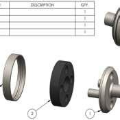 Solidworks Drawing Of Modified Coupling Assembly Male Download Scientific Diagram