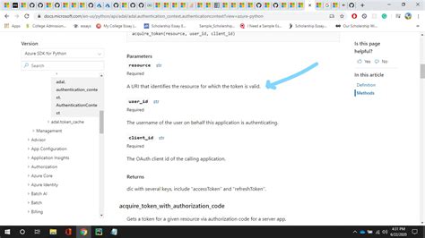 Pass Resource Parameter As A String In Authenticationcontextacquire
