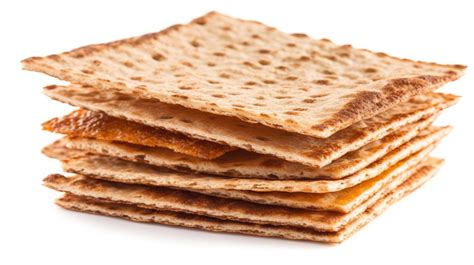 Capture Traditional Pesach Matza Bread Substitute Captured In A