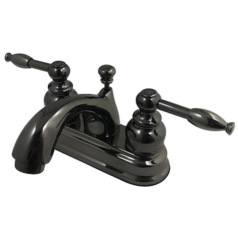 Kingston Brass Restoration 4 In Centerset 2 Handle Bathroom Faucet In