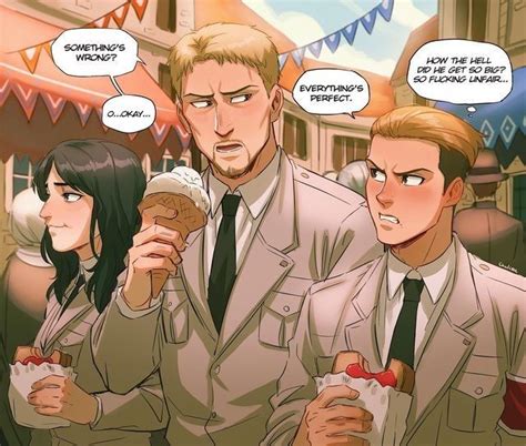 Reiner And Gabi Reiner Braun X Bertolt Hoover Porco X Reiner Fan Art